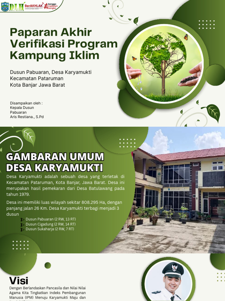 Program Kampung Iklim Dusun Pabuaran | PDF