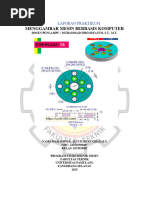 LAPORAN PRAKTIKUM GAMBAR MESIN NURUL HIDAYATULAH | PDF
