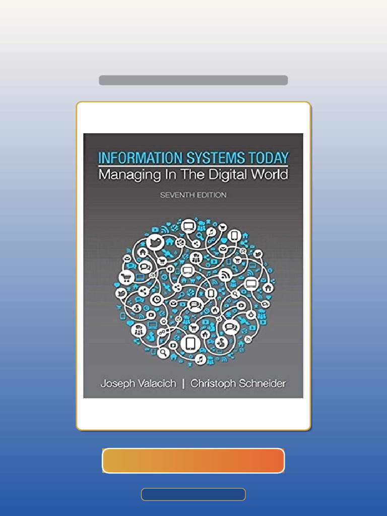 Answers for Information Systems Today Managing in the Digital World 7th ...