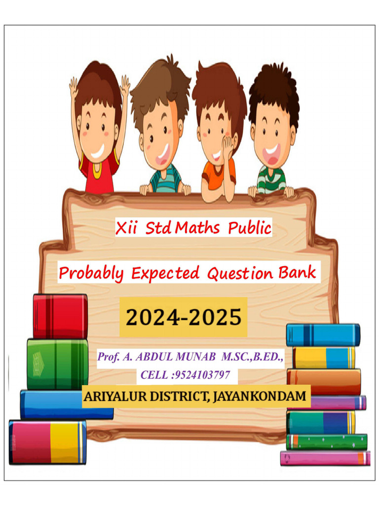 XII MATHS | PDF