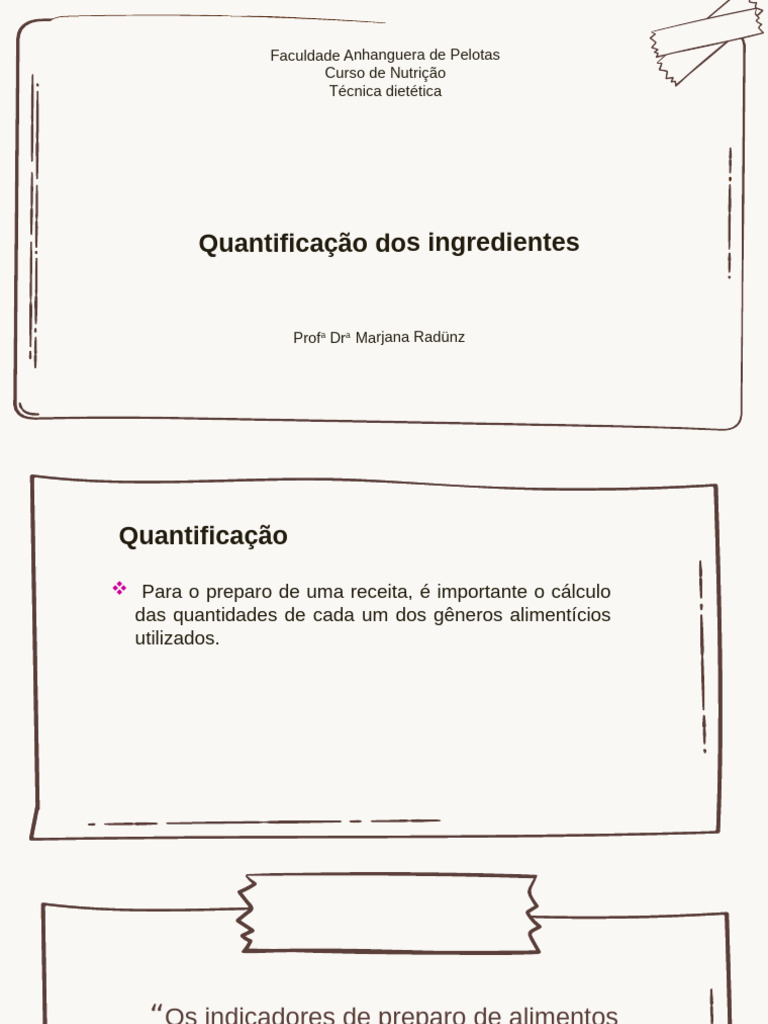 aula 4 | PDF | Alimentos