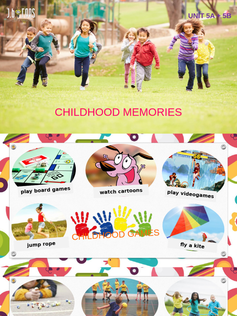 UNIT 5A + 5B - Childhood Memories | PDF | Verb | Grammatical Conjugation