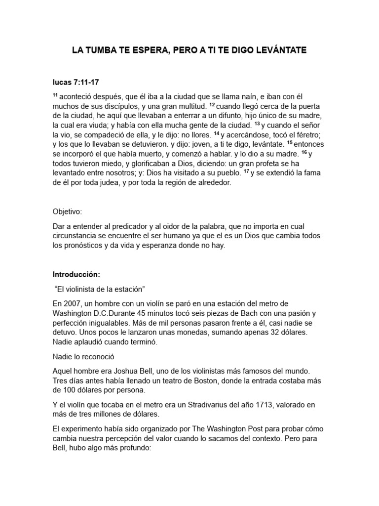 La Tumba Te Espera | PDF | Jesús | Cristo (título)