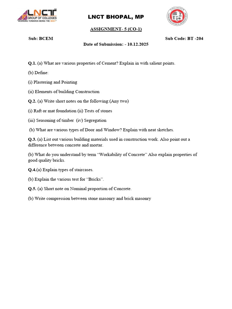 Assignment 05 (Unit-01) | PDF