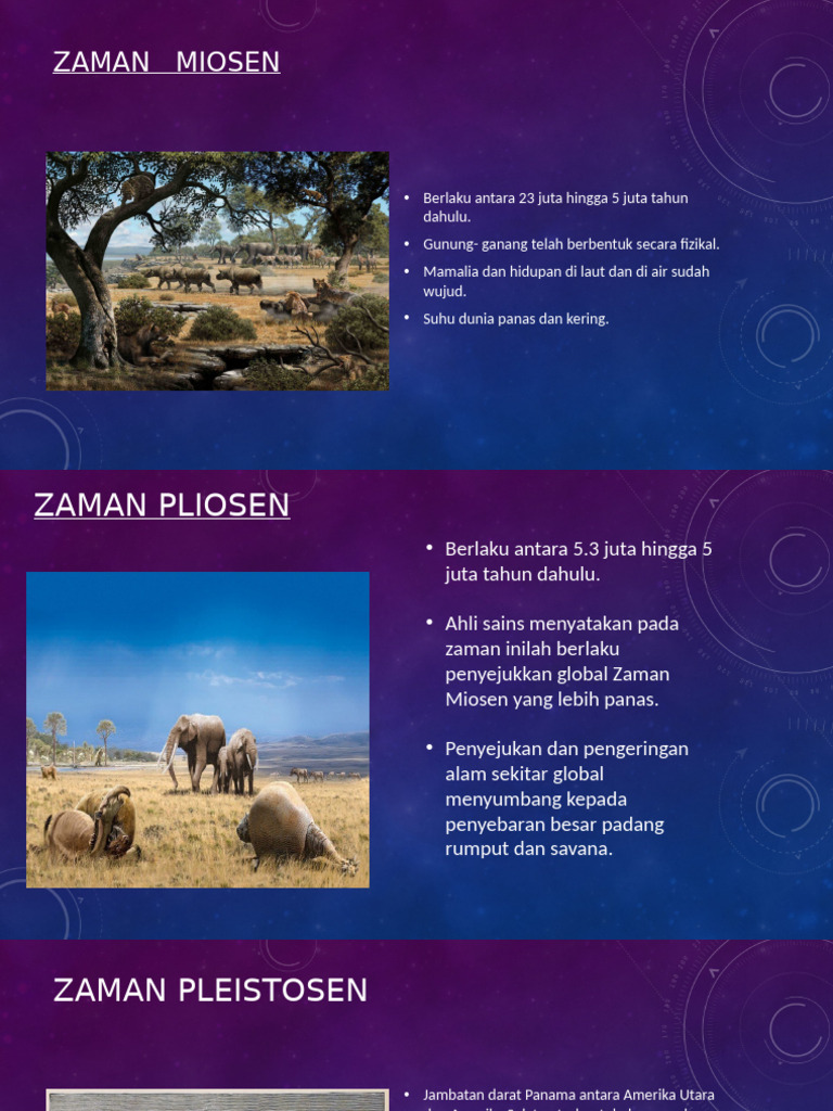 Evolusi Zaman Geologi: Miosen hingga Holosen | PDF
