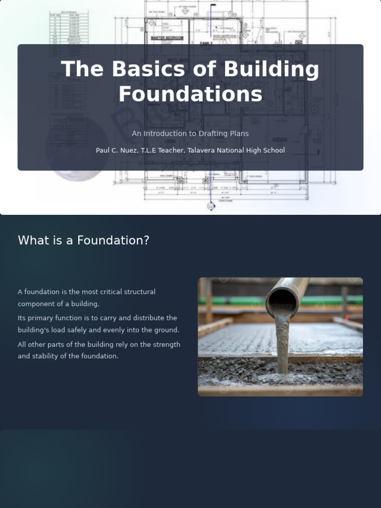 The Basics of Building Foundations | PDF | Foundation (Engineering) | Column