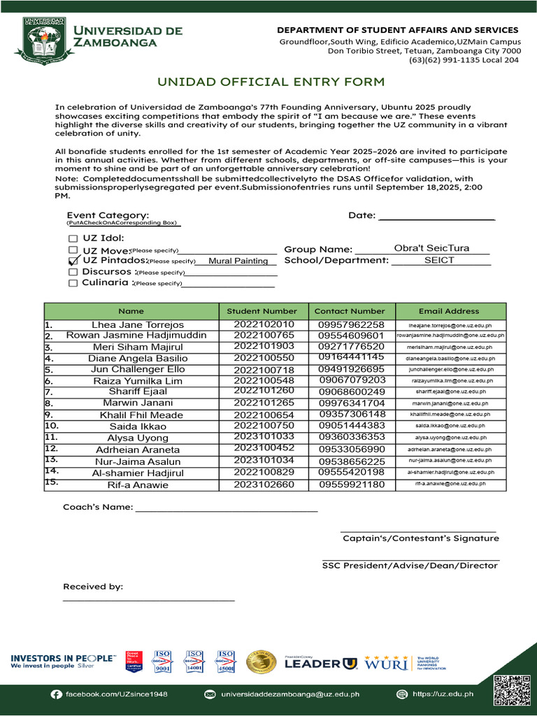 Unidad Official Entry (Mural Painting) | PDF | Chess Theory | Chess