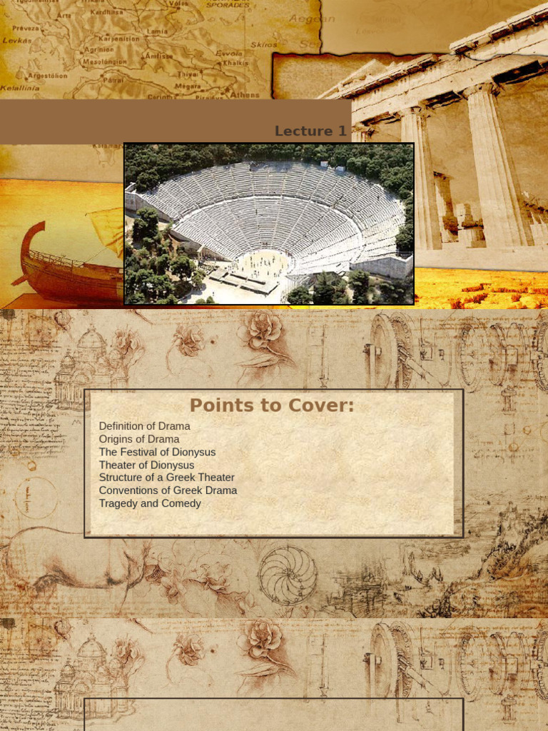 Origins and Structure of Greek Drama | PDF | Theatre | Tragedy