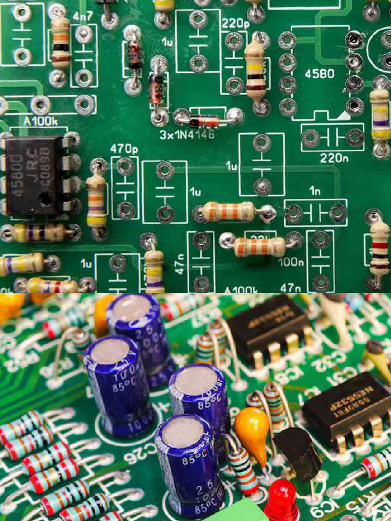 Electronica Basica.pptx | PDF | Resistencia Eléctrica y Conductancia | Corriente eléctrica