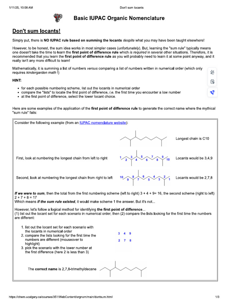 Iupac | PDF