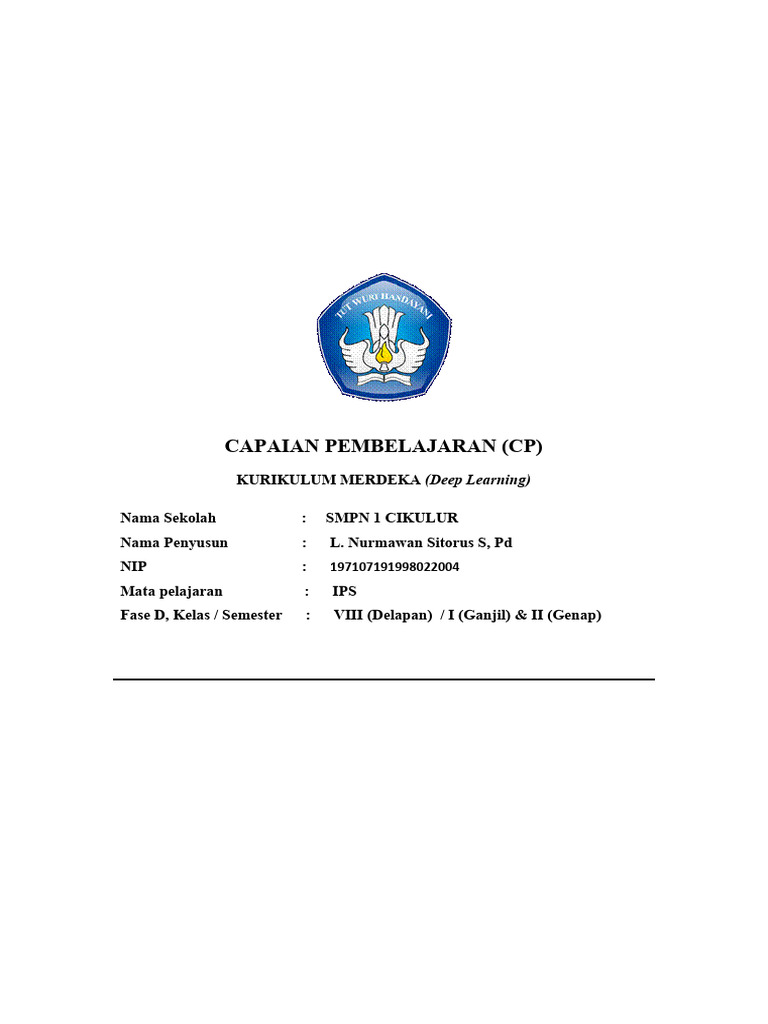 Cp Ips K-Viii (Deep Learning)[1] | PDF