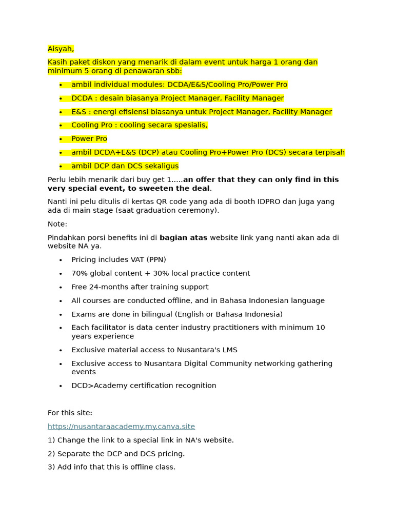 Ide Promosi Lp Dcd Connect | PDF