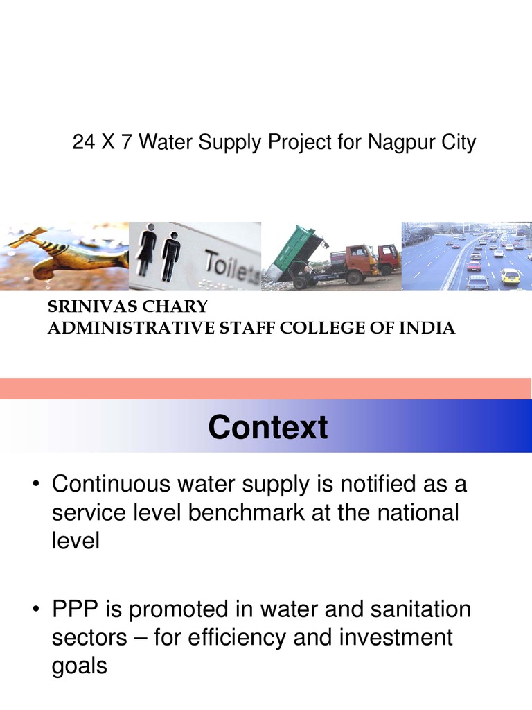 Nagpur PPP - Water Supply Study | PDF | Water Supply | Public–Private ...