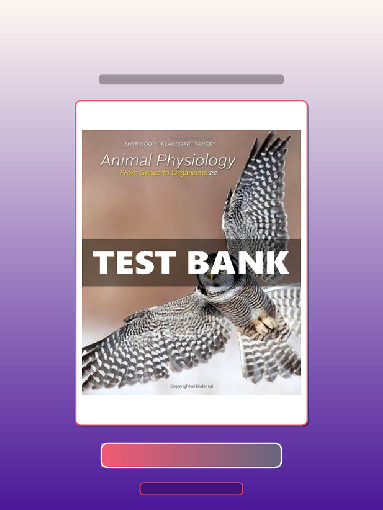 Ultimate Bundle Animal Physiology From Genes to Organisms 2nd Edition ...