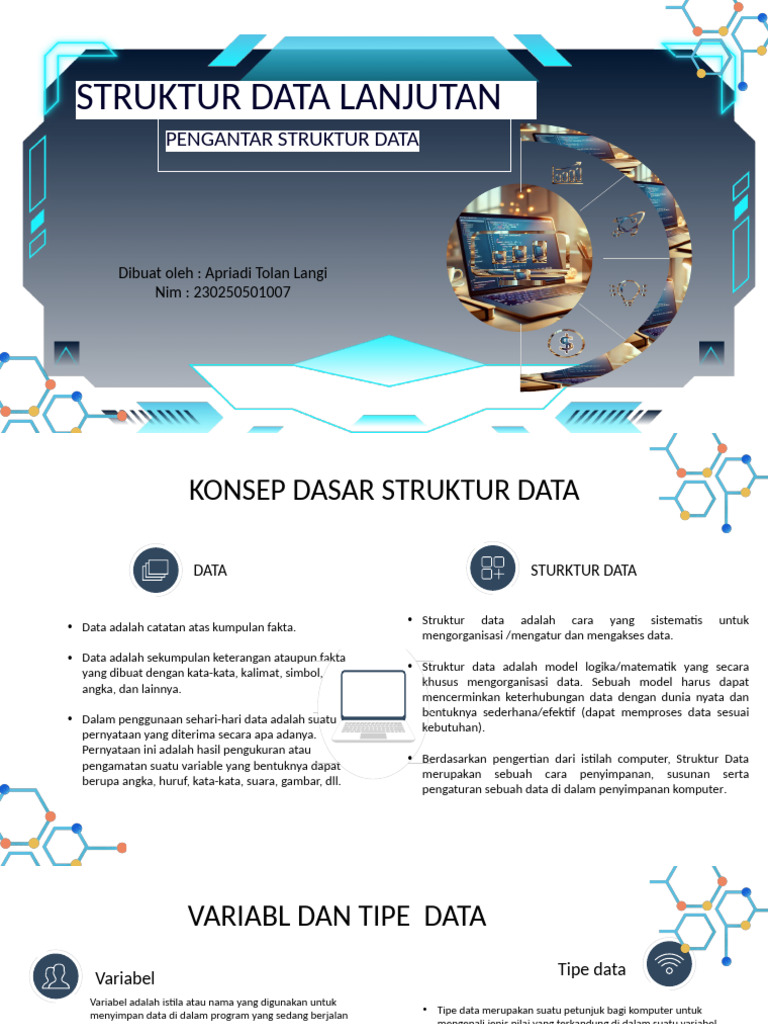 Konsep Dasar Struktur Data Pada Bahasa C++ | PDF