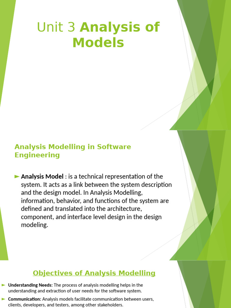 Unit 3 Analysis of Models | PDF | Conceptual Model | System