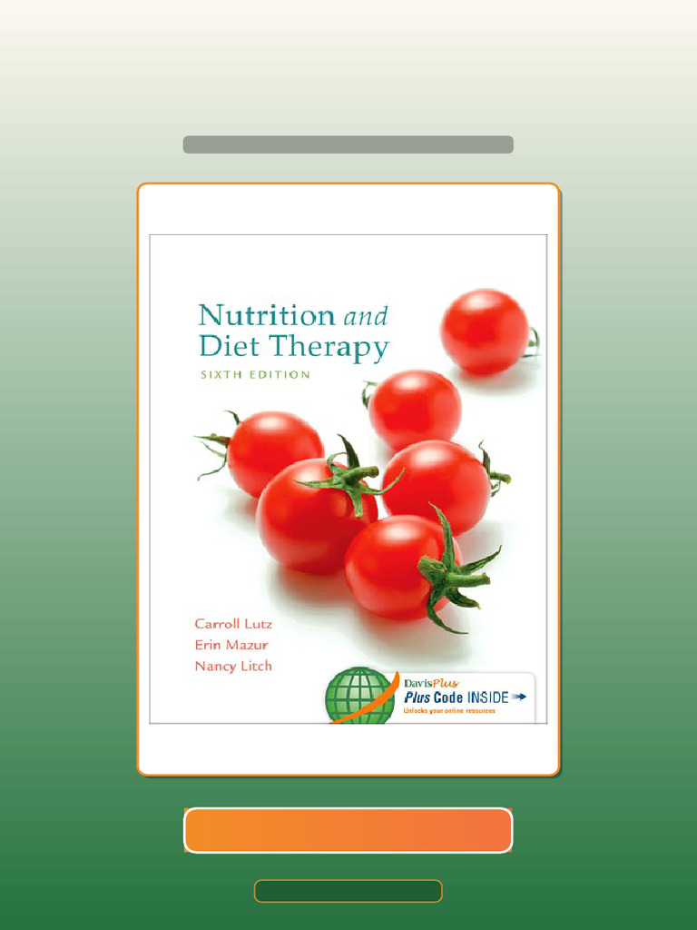 Answers for Nutrition and Diet Therapy 6th Edition Lutz Mazur Litch ...