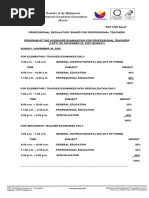 PRC LET Exam Requirements and FAQs | PDF