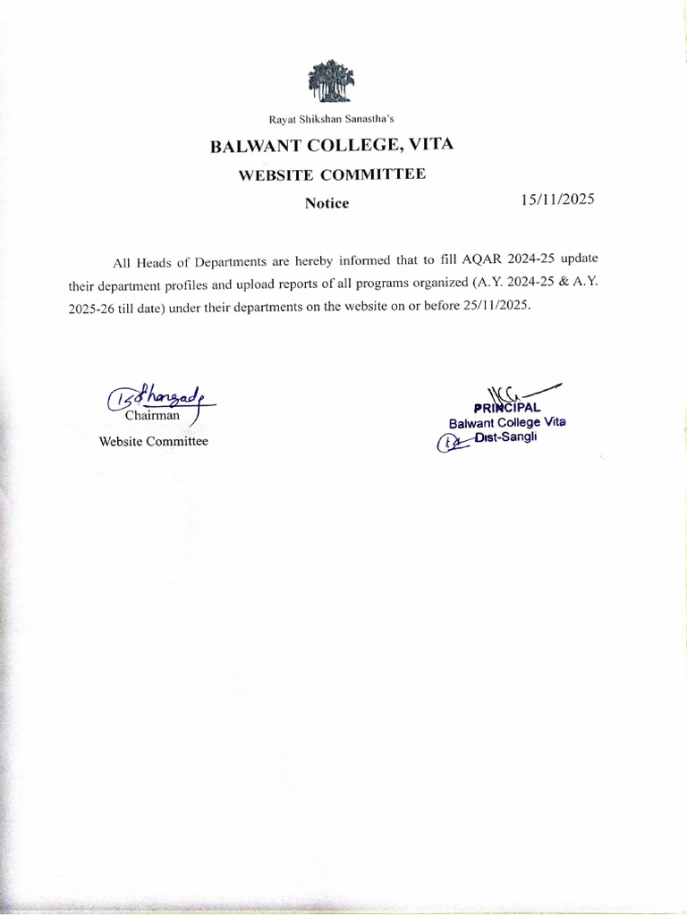 Website Notice | PDF