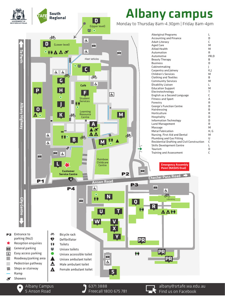 ALB Albany Campus Map Jan2024 | PDF