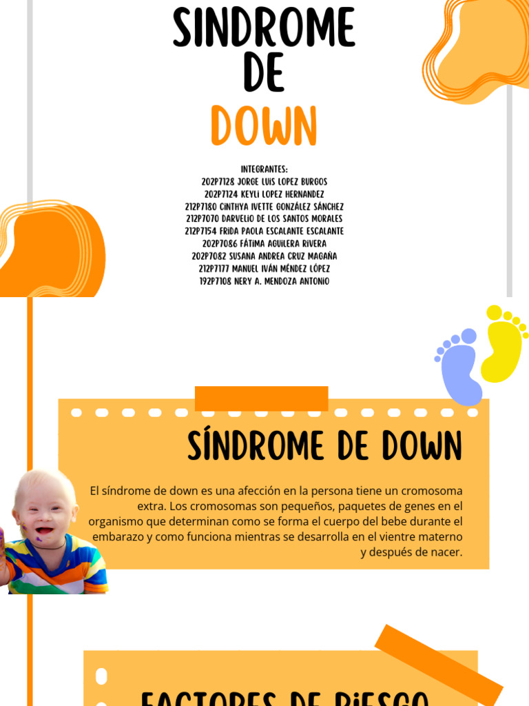 Síndrome de Down: Características y Tratamientos | PDF | Síndrome de ...