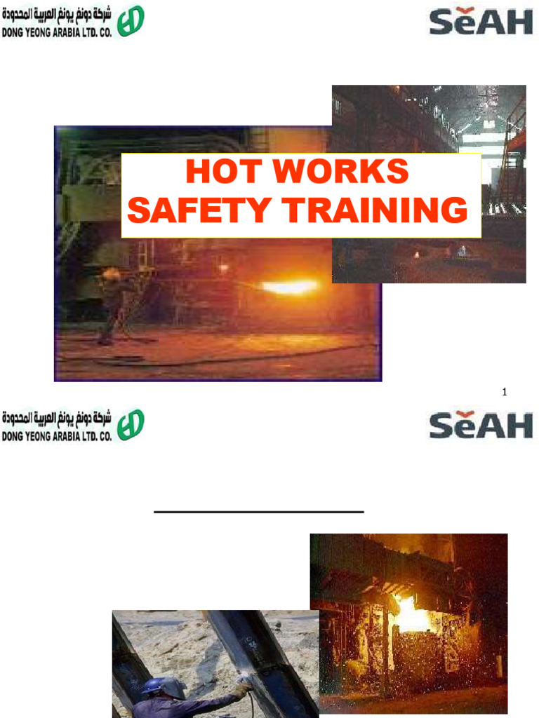 Hot Work Safety Training | PDF | Personal Protective Equipment | Welding