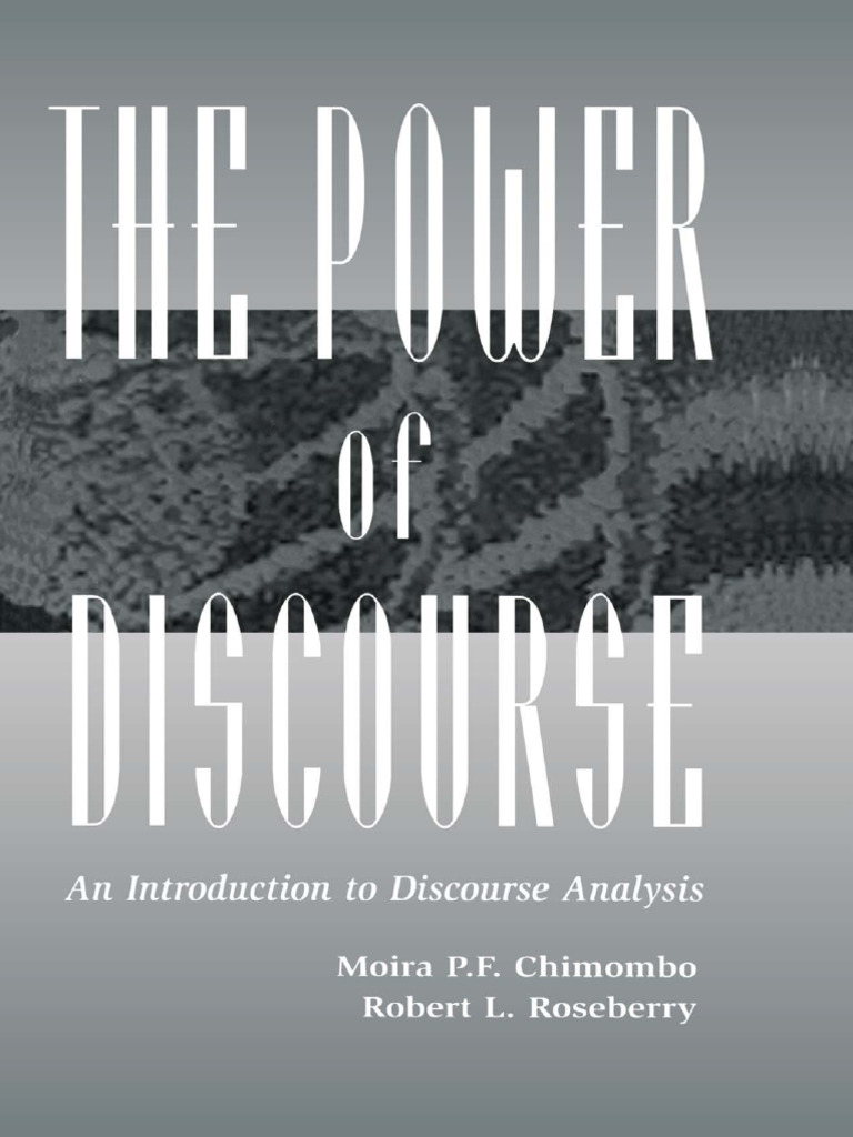 The Power of Discourse - An Introduction To Discourse Analysis | PDF ...