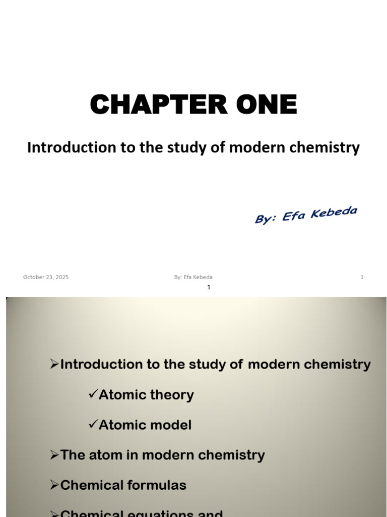General Chemistry - Chapter One | PDF | Ion | Radioactive Decay