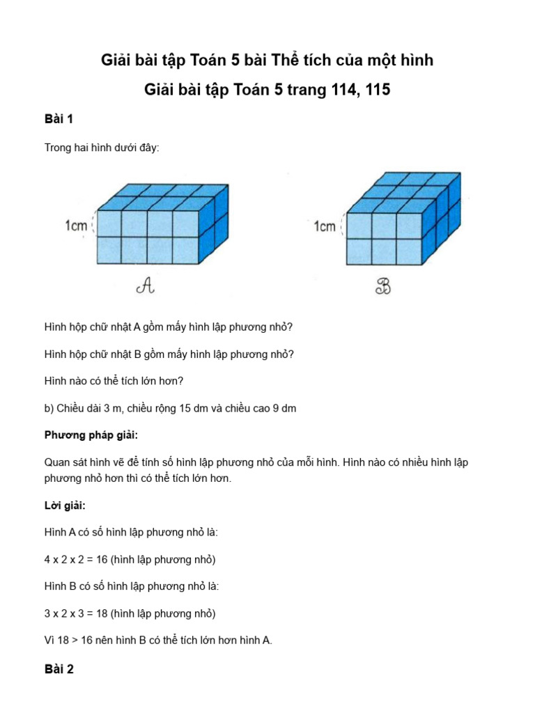 Toan Lop 5 Trang 114 | PDF