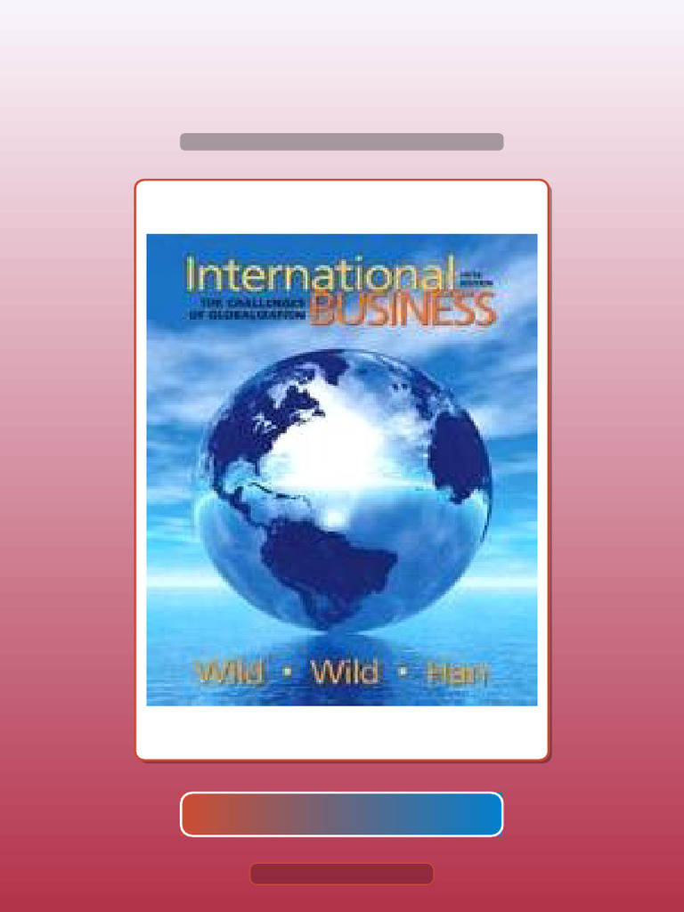 Answers For International Business The Challenges of Globalization Wild ...