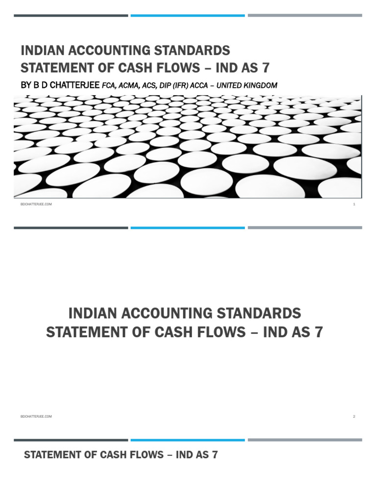 Understanding IND AS 7 Cash Flow Statement | PDF | Revenue | Dividend