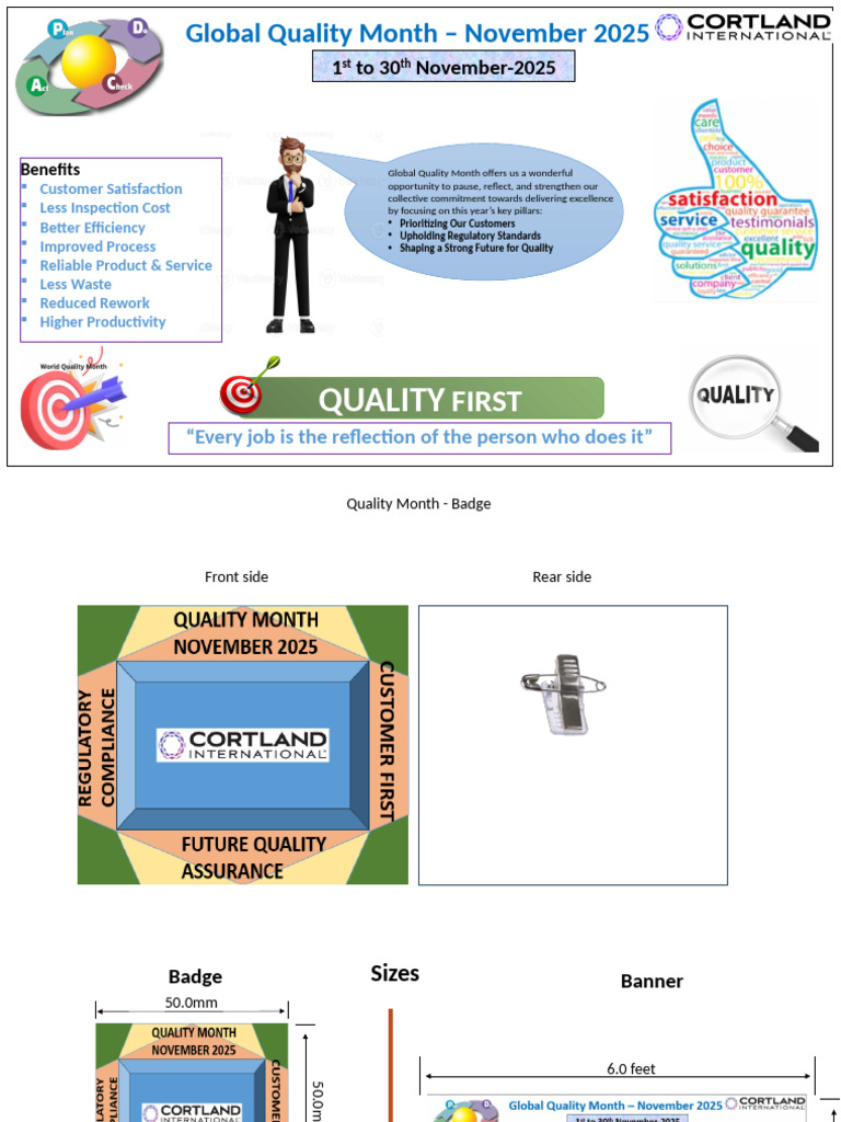Quality Month November 2025 - Banner | PDF