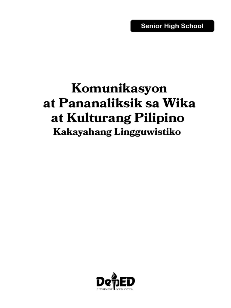 KPWKP Q2 - Kakayahang-Lingguwistiko v2 | PDF