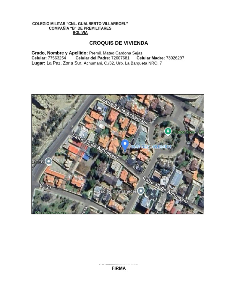 Croquis_mosol_premil. Mateo Cardona Sejas | PDF