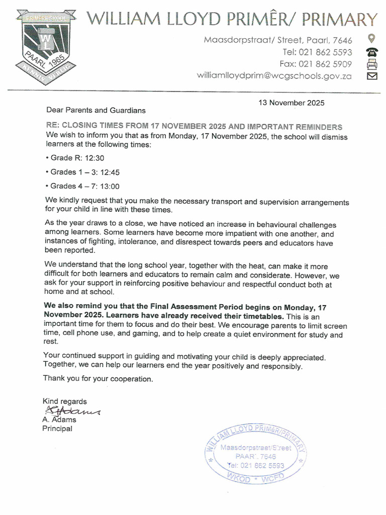 Closure Times | PDF