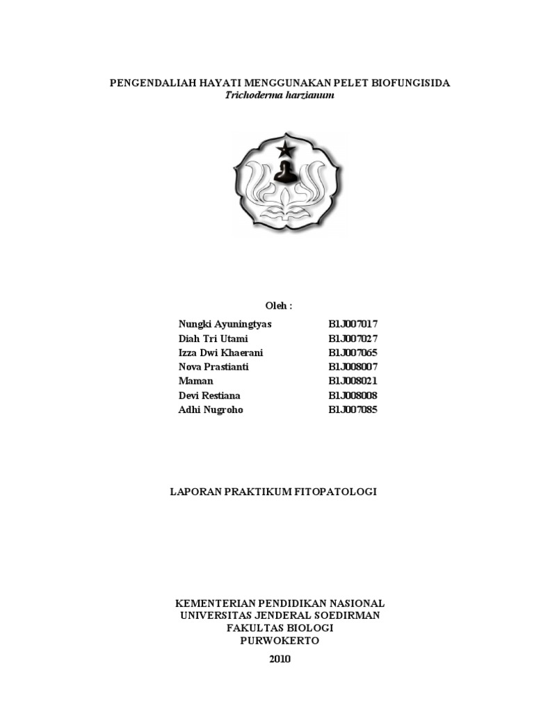 Pelet Biofungisida Trichoderma harzianum | PDF | Teknologi & Rekayasa