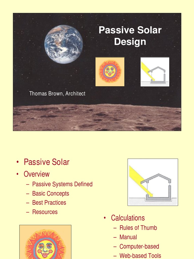 Passive Solar Design 90pages | PDF | Wall | Ventilation (Architecture)