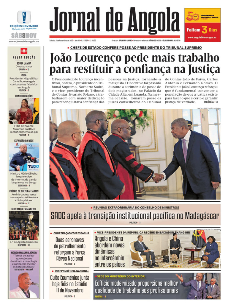 (20251108-AO) Jornal de Angola | PDF