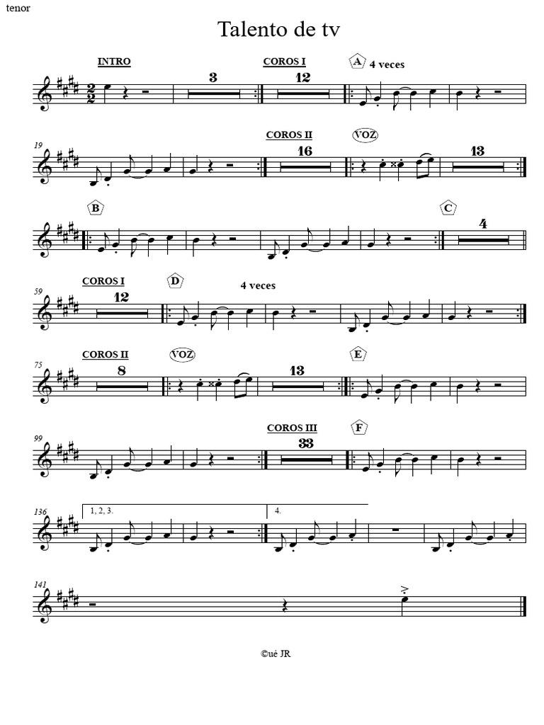 Talento de Tv Tenor | PDF