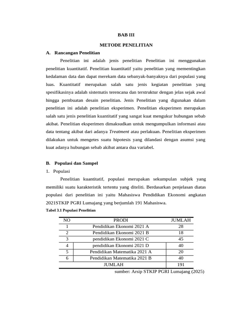 BAB III | PDF