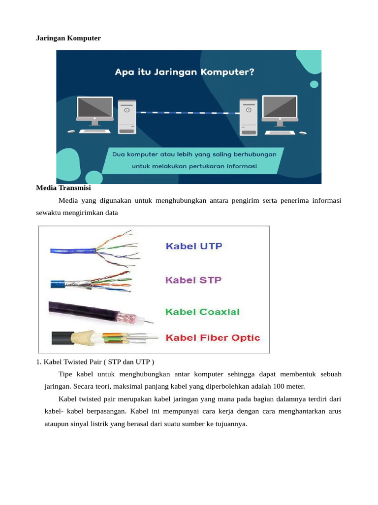 Jaringan Komputer | PDF