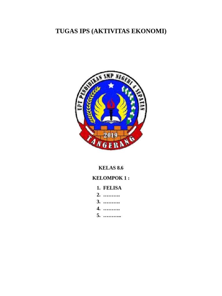 Contoh Tugas Ips Eza | PDF