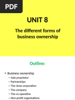 Business Structures Under Companies Act | PDF | Partnership | Sole ...