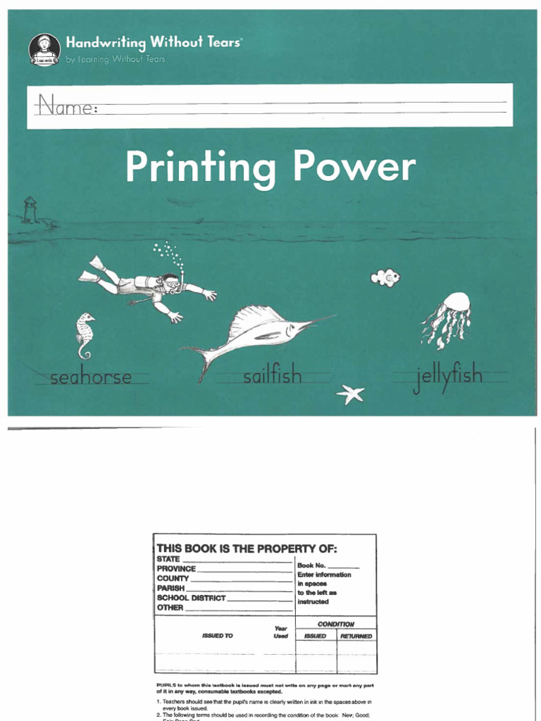 Handwriting Without Tears Printing Power (Jan Z. Olsen) (Z-Library) | PDF