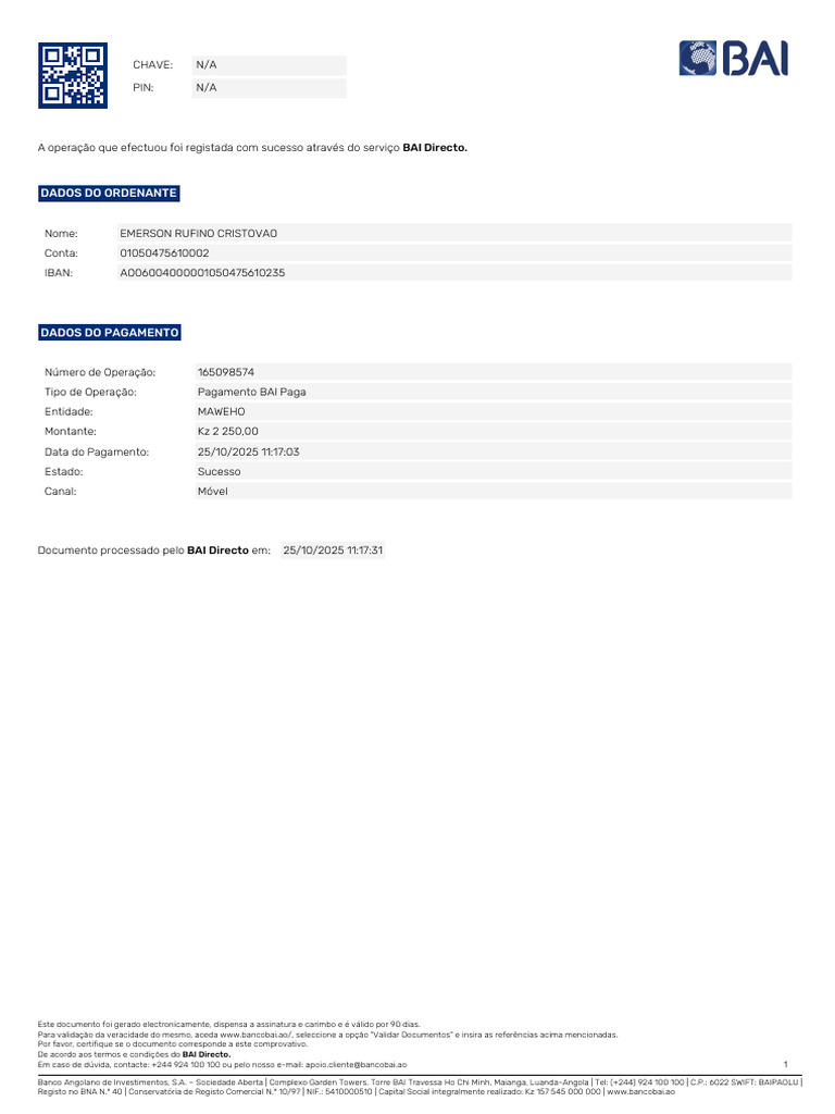 Comprovativo 6837260139 | PDF
