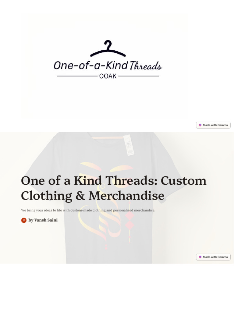 One of A Kind Threads | PDF