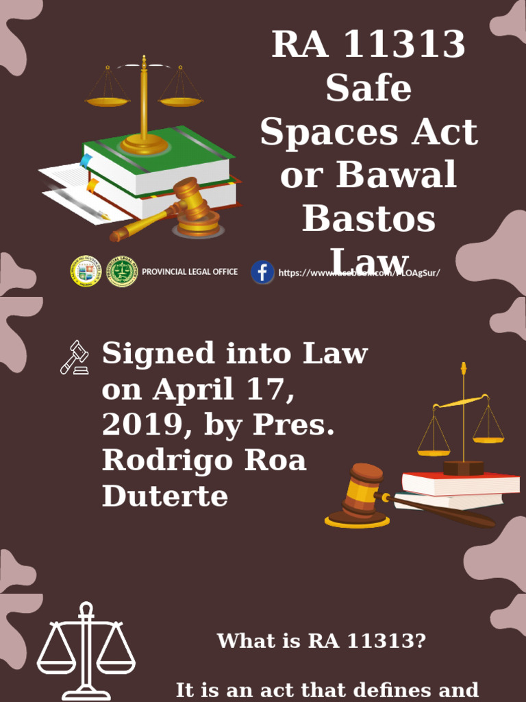 Understanding RA 11313: Safe Spaces Act | PDF | Harassment | Sexual ...