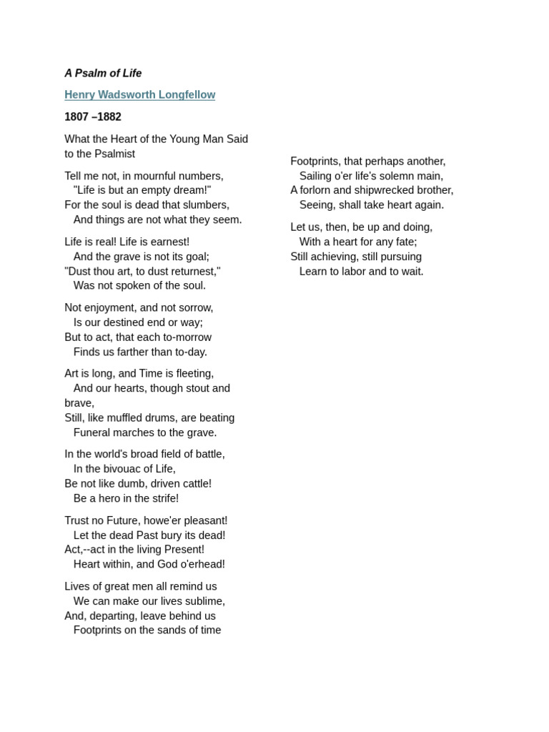 Poem For Speech Choir | PDF