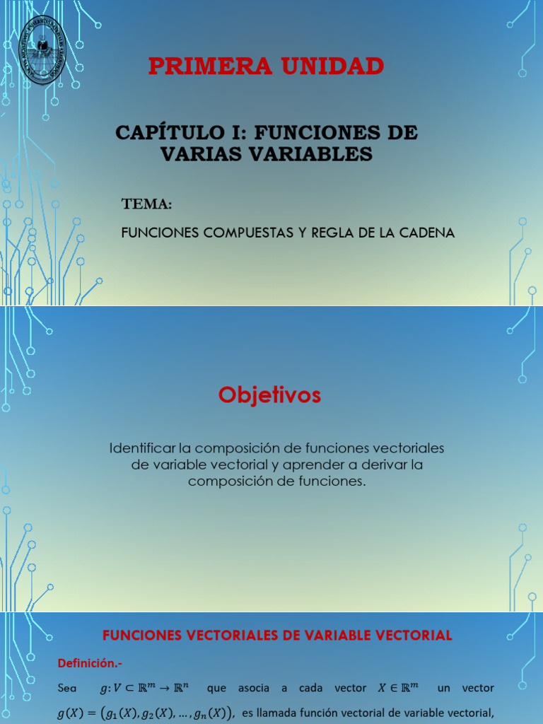 D13_REGLA DE LA CADENA | PDF | Vector Euclidiano | Función (Matemáticas)