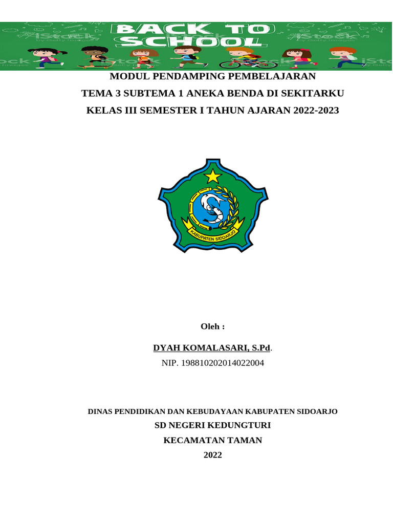 10. Modul Tema 3 Subtema 1 Kls 3 | PDF